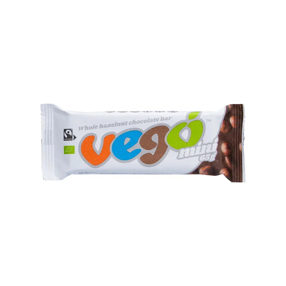 Vego Whole Hazelnut Chocolate Bar Mini 65g — Santos Organics
